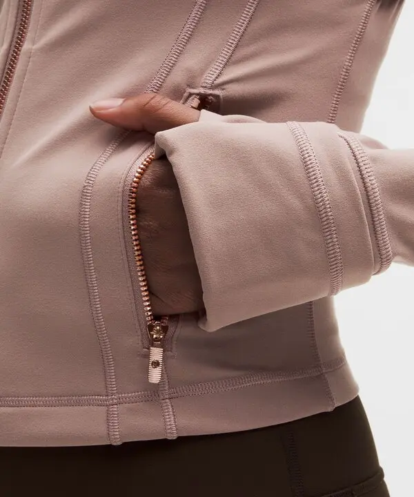 Lululemon Define Jacket - Ashen Rose/Rose Gold/Rose Gold